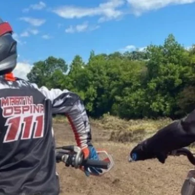 Martín Ospina, con 9 años, es la promesa del motocross colombiano