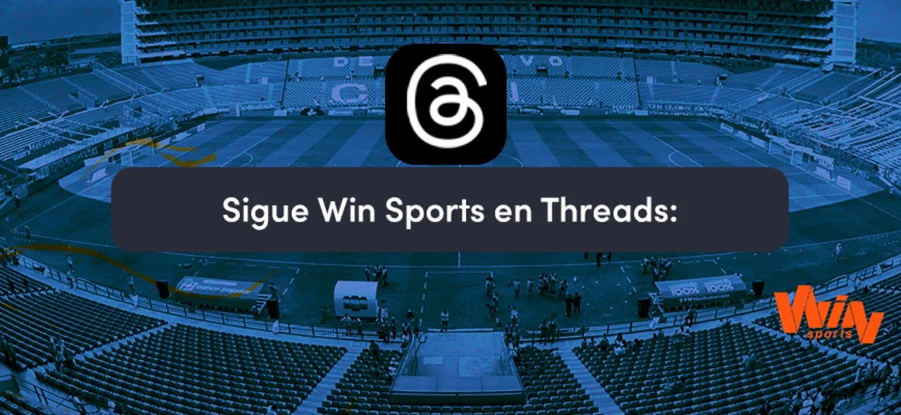 Así puedes seguir a Win Sports en Threads