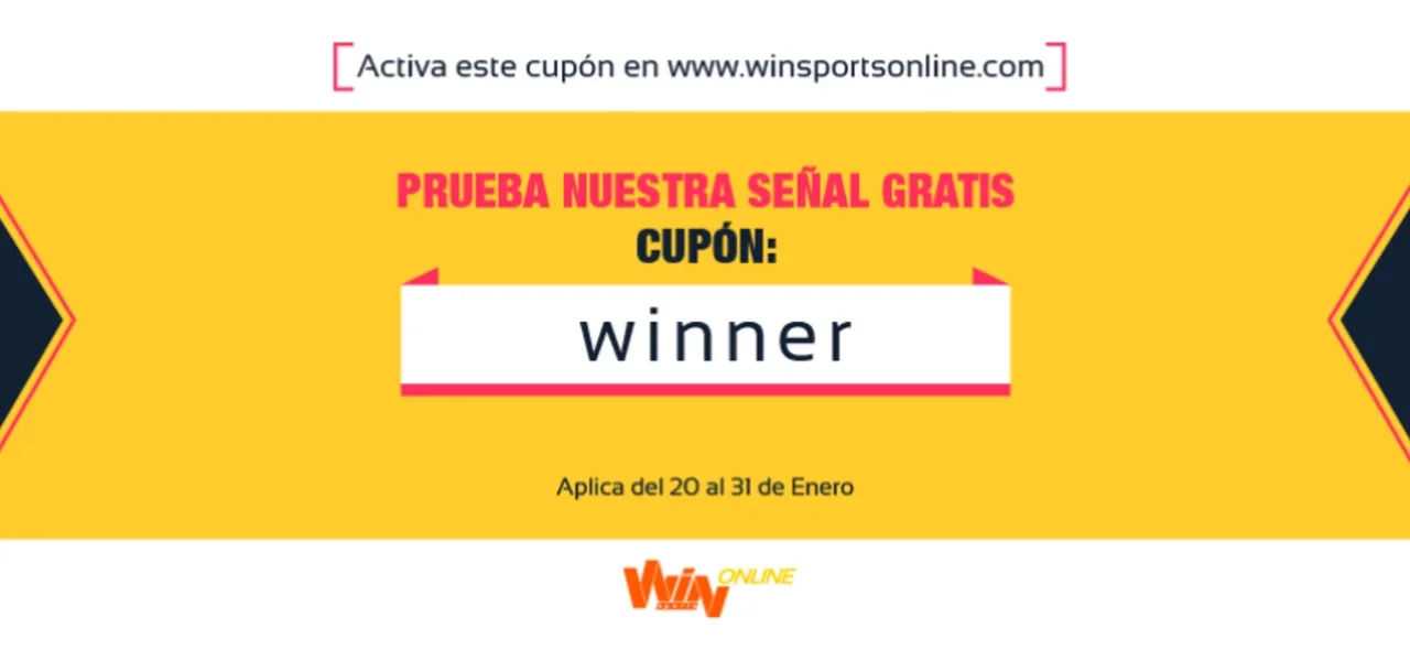 Descarga la nueva App de Win Sports Online y pruébala gratis