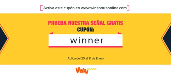 Descarga la nueva App de Win Sports Online y pruébala gratis