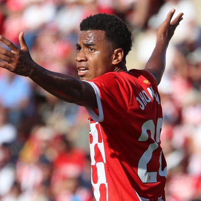 Jhon Solís anotó su primer gol como profesional con Girona