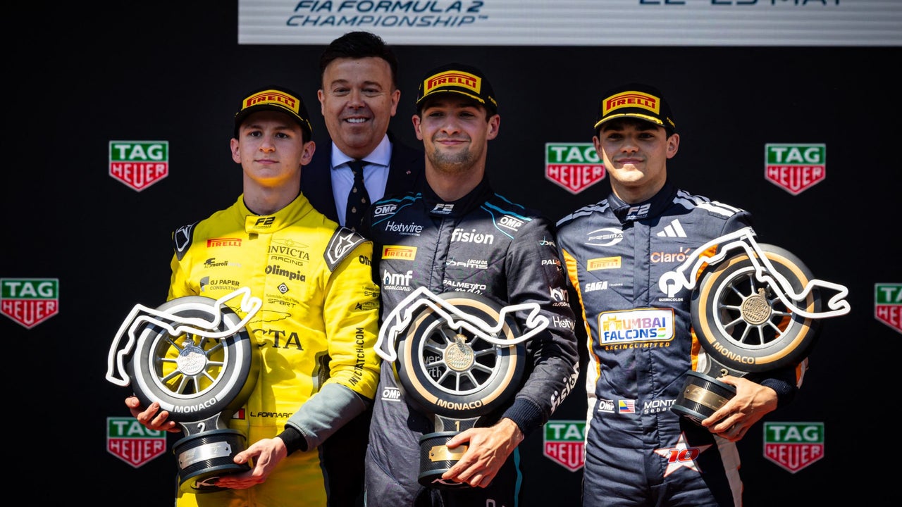 Sebastián Montoya alcanzó su primer podio en F2