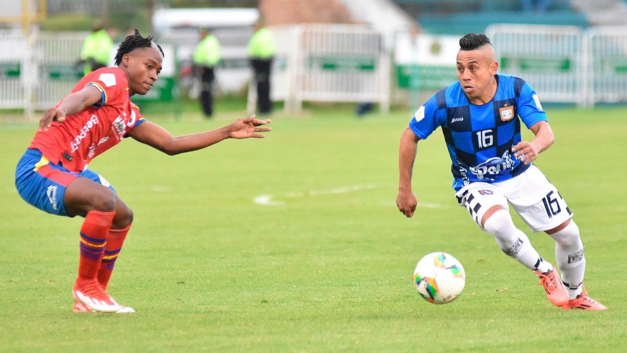 Vladimir Hernández se devoró el gol de Boyacá Chicó vs. Pasto
