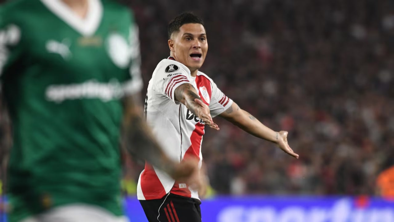 Juanfer Quintero tuvo picante cruce en pleno partido de River
