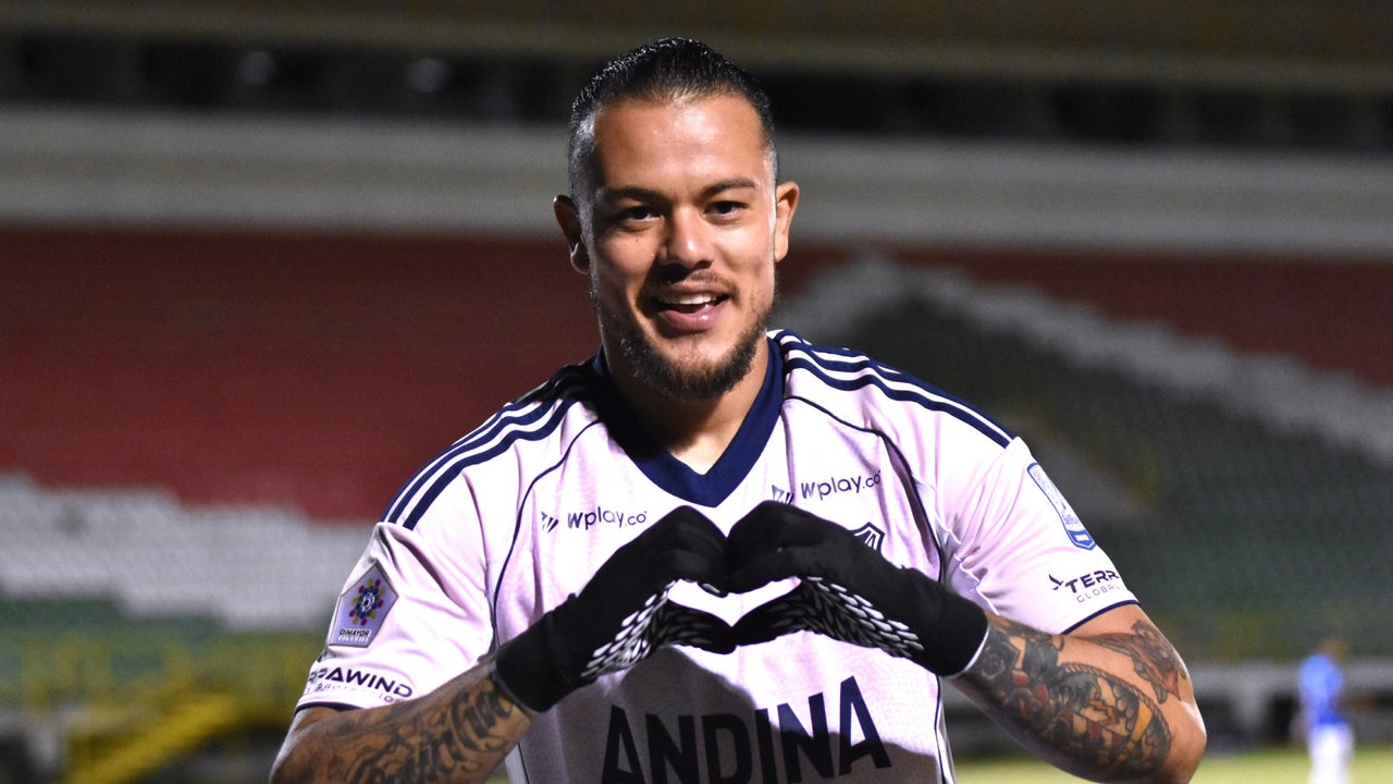 Leo Castro marcó un golazo para Millonarios ante Boyacá Chicó