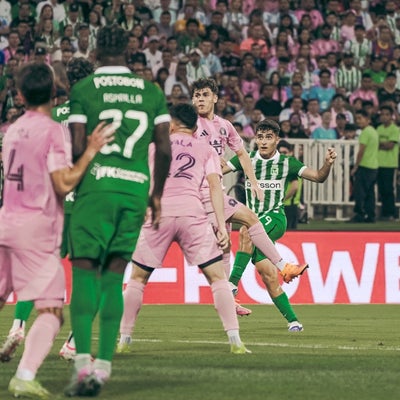 Inter Miami le remontó a Atlético Nacional en el último minuto