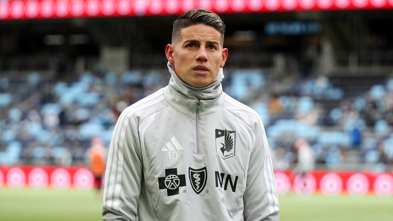 James Rodríguez aún no debuta en Minnesota United