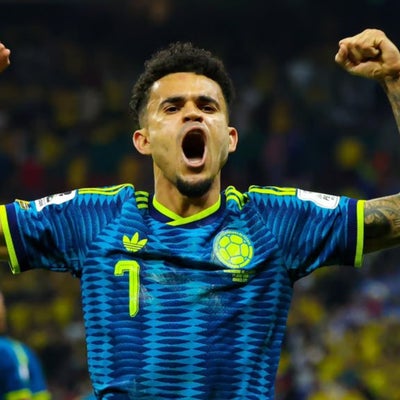 Luis Díaz reaccionó tras recibir el MVP del partido con Colombia